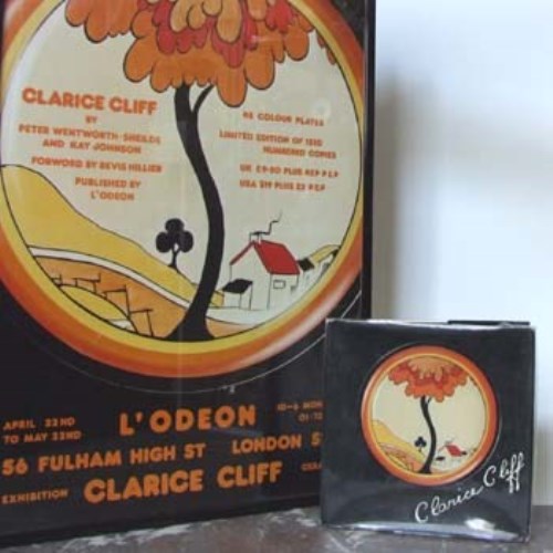 Lot 569 - Clarice Cliff Framed Poster and a Limited