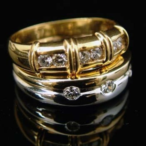 Lot 258 - Two diamond rings