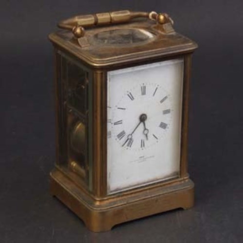 Lot 453 - Dent carriage clock.