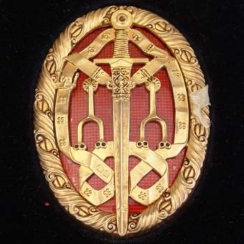 Lot 323 - Knight bachelor's badge