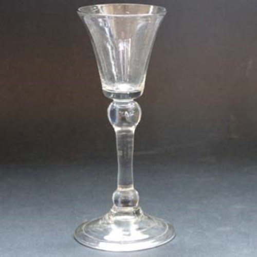 Lot 522 - Wine glass with Knopped stem