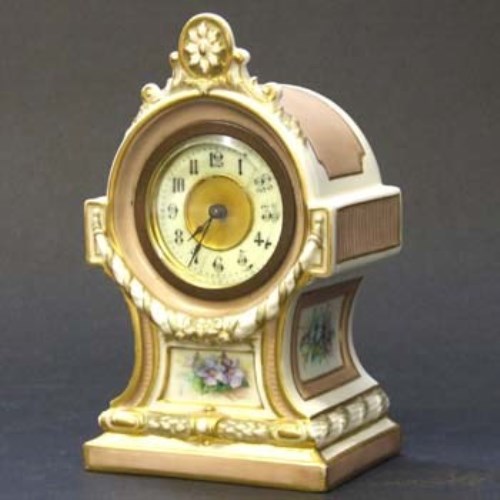 Lot 524 - Royal Worcester clock