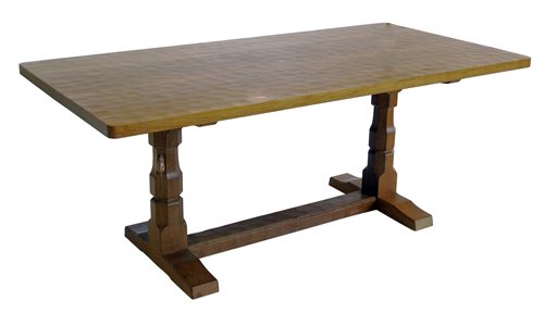 Lot 635 - Mouseman dining table
