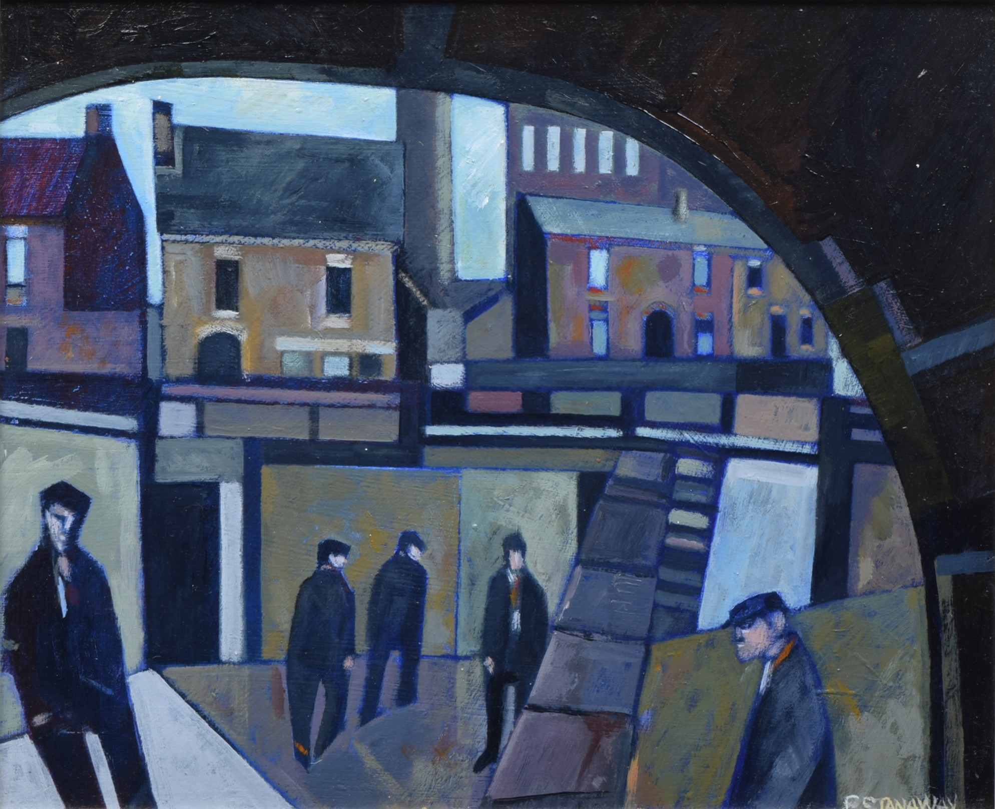 Lot 419 - Peter Stanaway, "Rochdale Canal", acrylic.