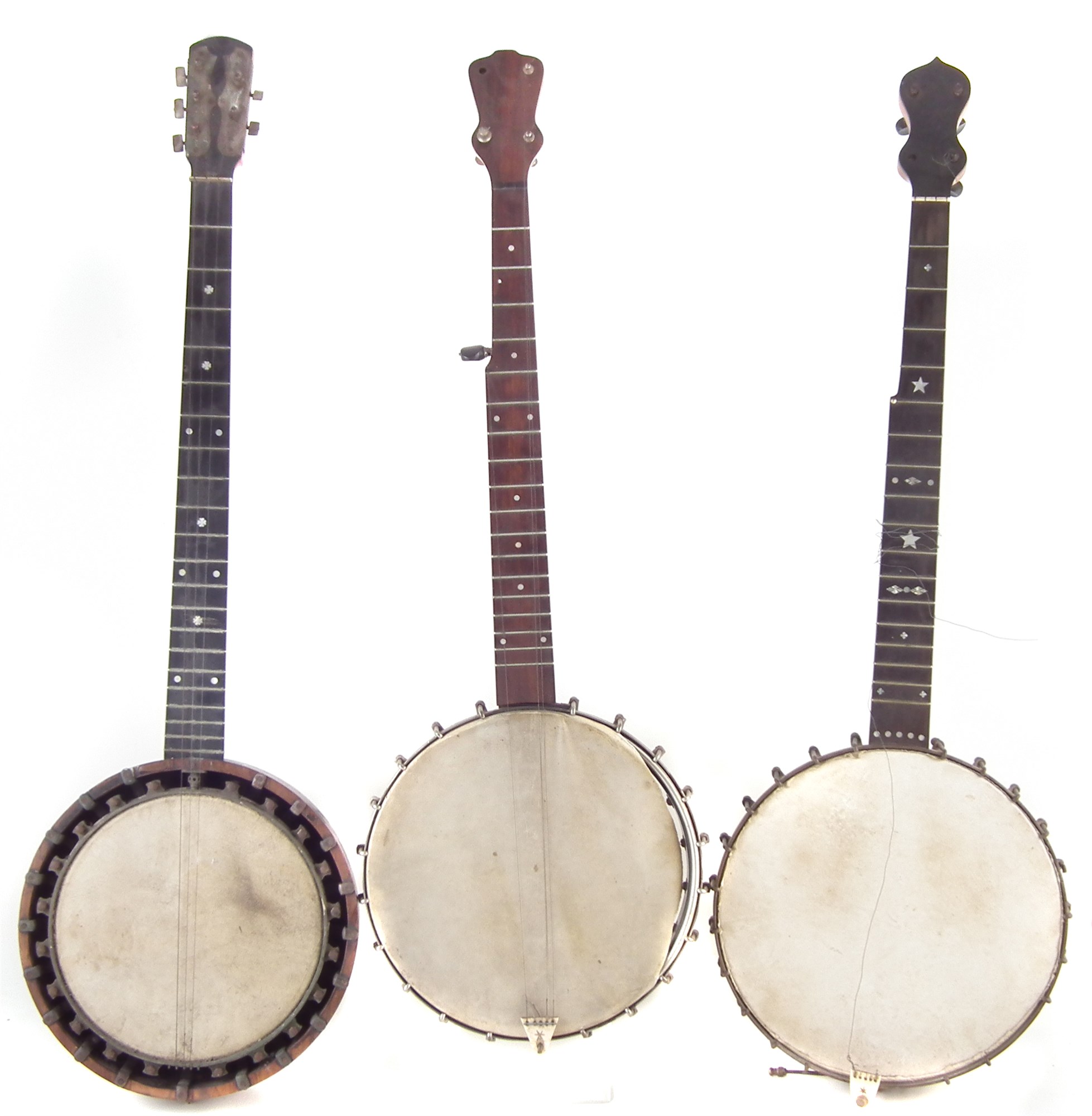 Lot 26 - Three banjos