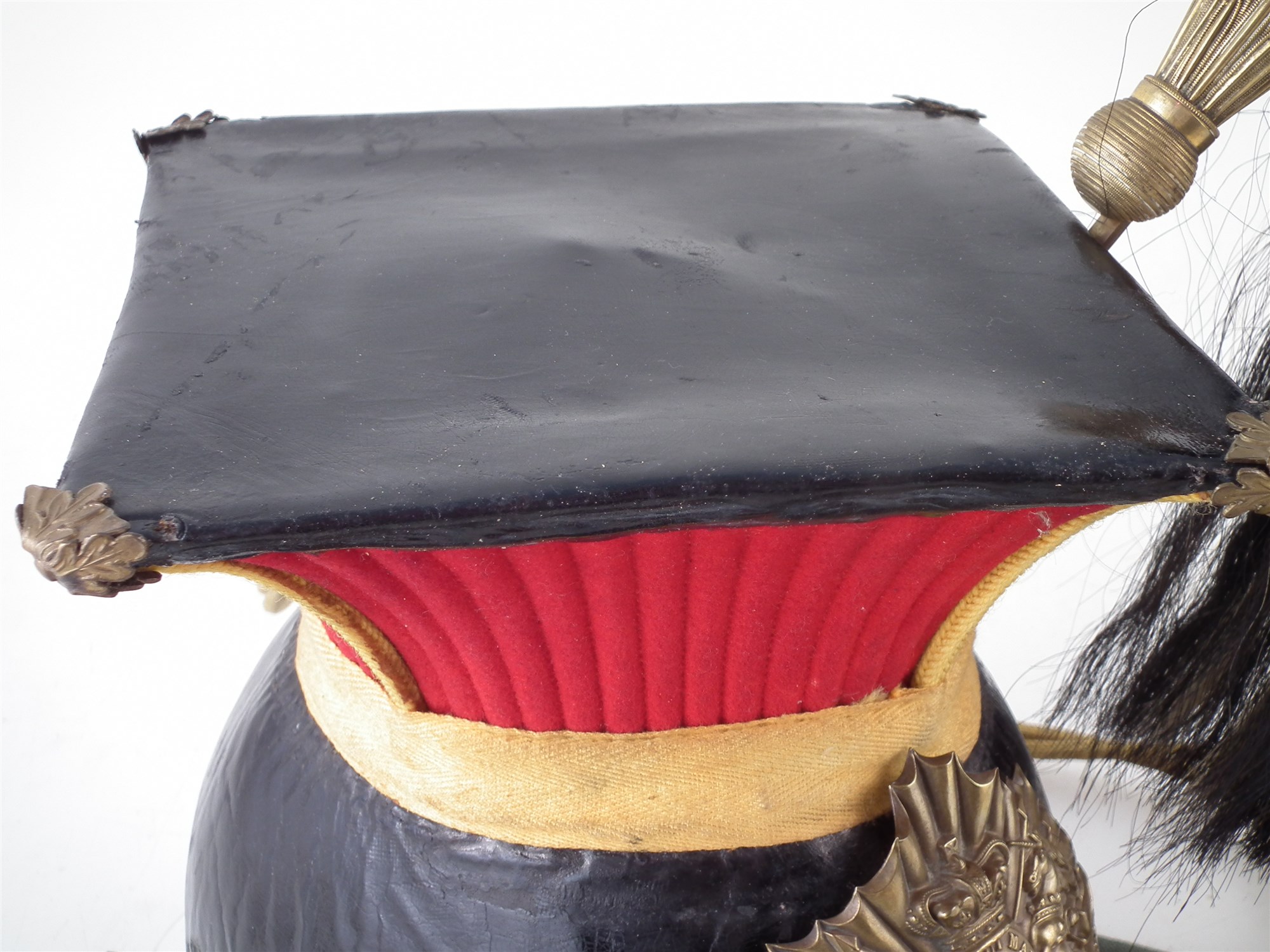 Lot 39 - 16th Lancers helmet.