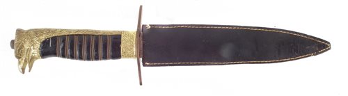 Lot 204 - Italian Fascist youth dagger and scabbard
