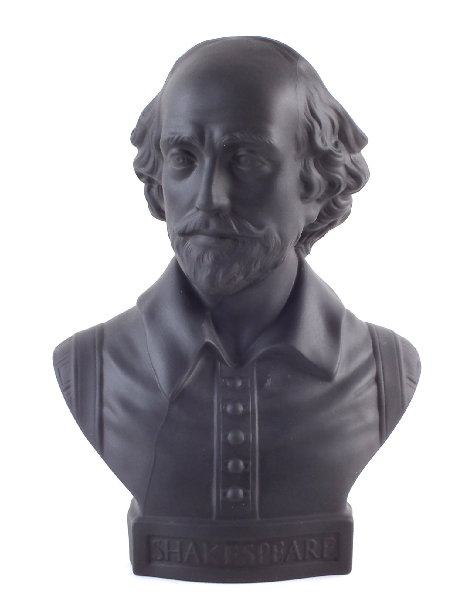 Lot 308 - Wedgwood Shakespeare black basalt bust